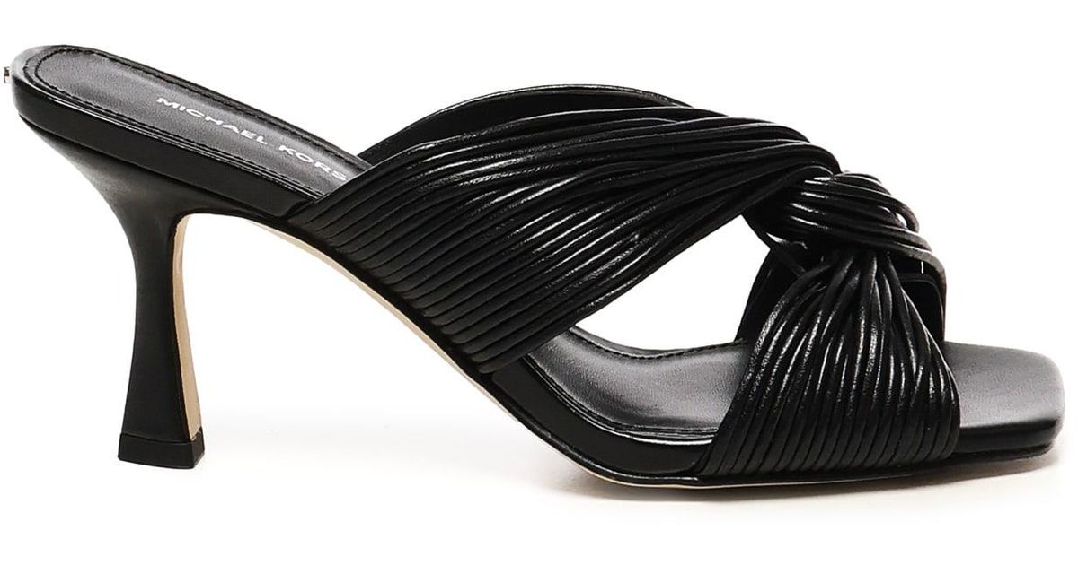 MICHAEL Michael Kors Alessia Mules in Black | Lyst