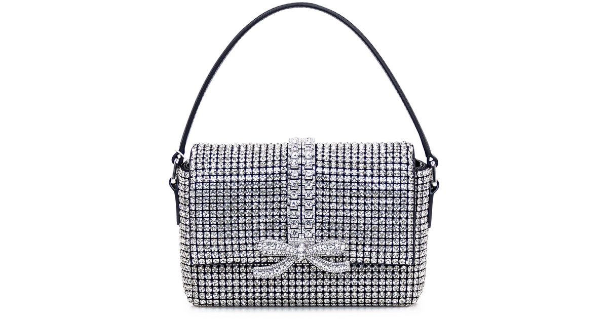 Self-Portrait Chainmail Bag in Blue | Lyst