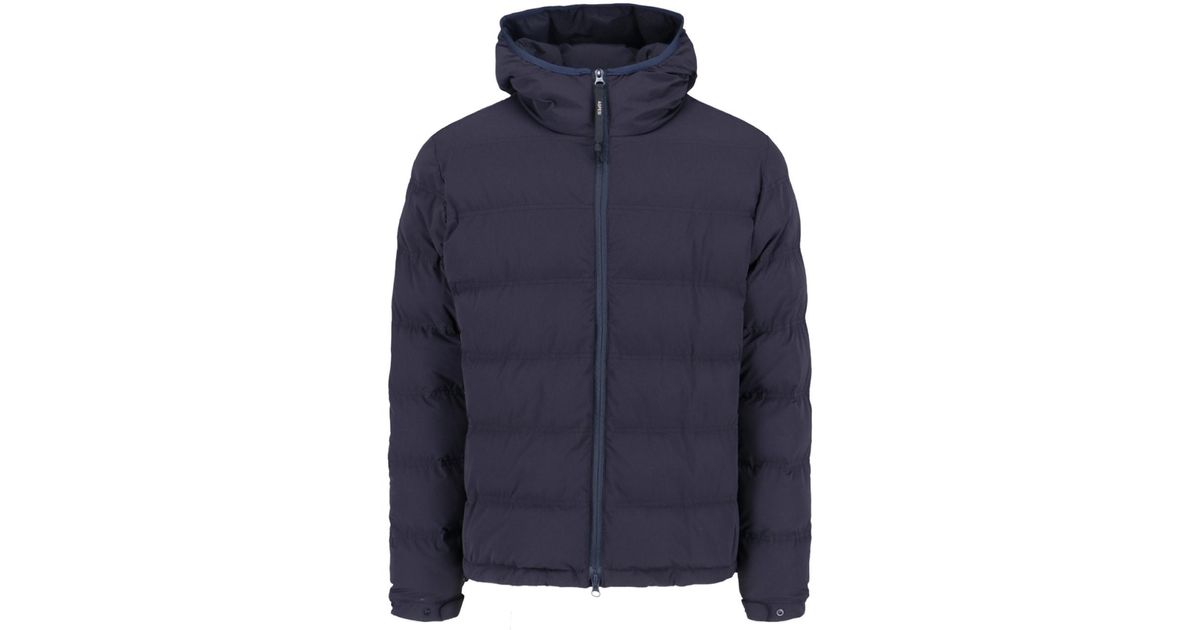 Aspesi Padded Down Jacket in Blue for Men | Lyst UK