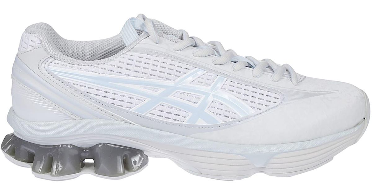 Asics Gel-Kinetic Fluent Sneakers With Sculpted Sole in White for Men ...