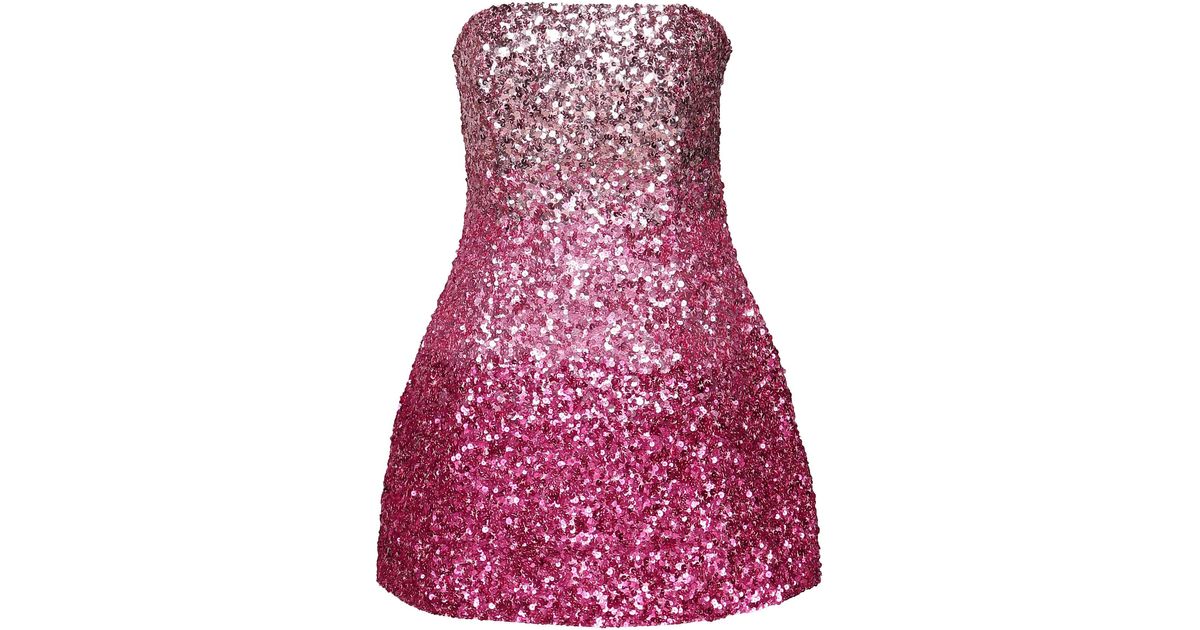 retroféte Tancy Sequin Dress in Purple | Lyst