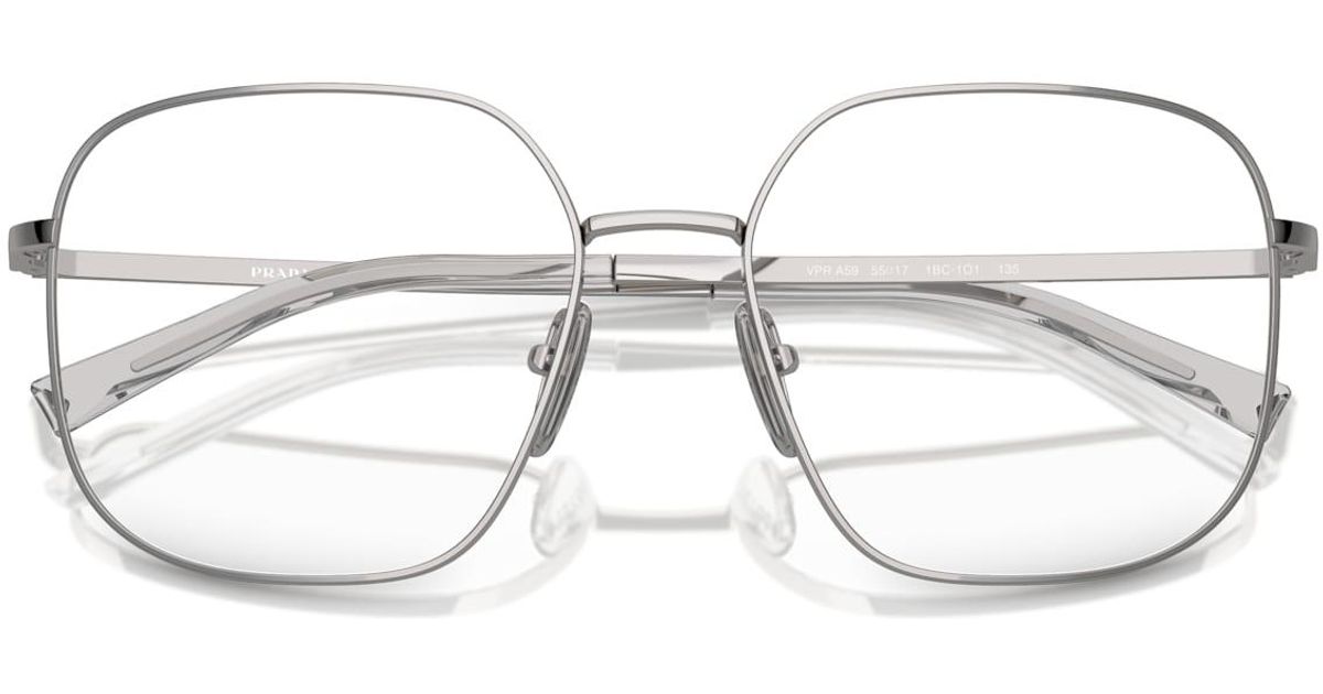 Prada 0Pr A59V1Bc1O1 in Metallic | Lyst