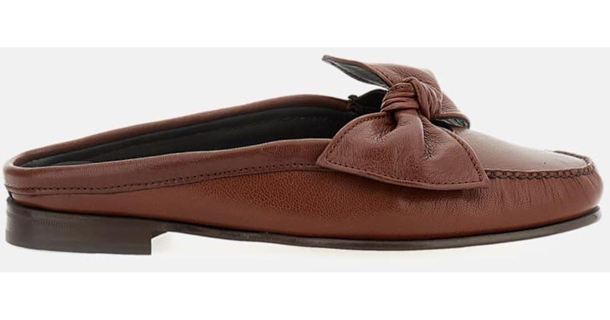 Hereu Corbati Mule Shoes in Brown | Lyst