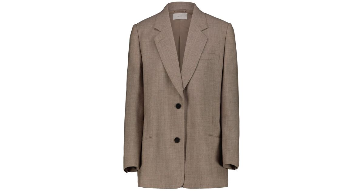 The Row Marina Jacket in Brown | Lyst