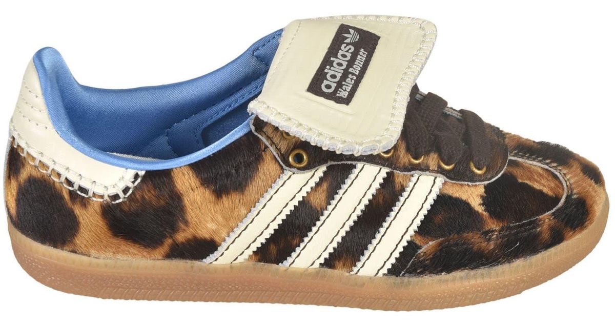adidas Originals Wb Pony Leo Samba Sneakers in Blue | Lyst