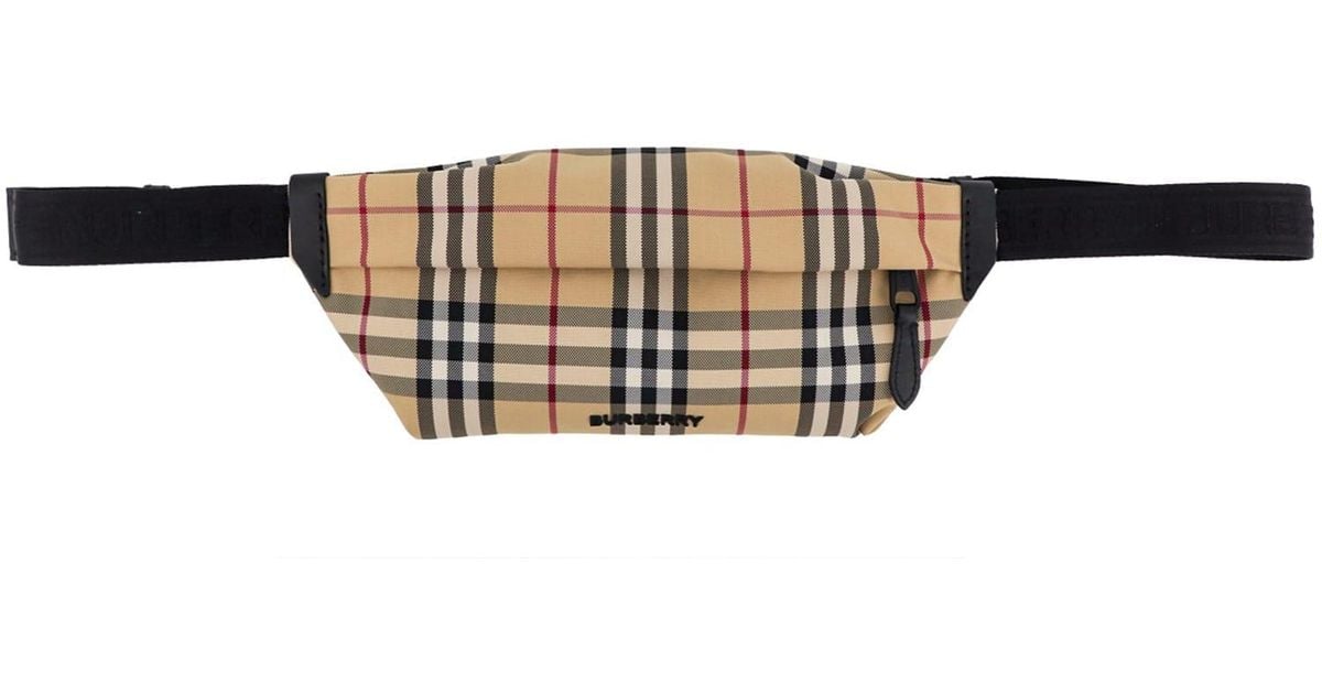 Burberry Belt Bag in White for Men | Lyst