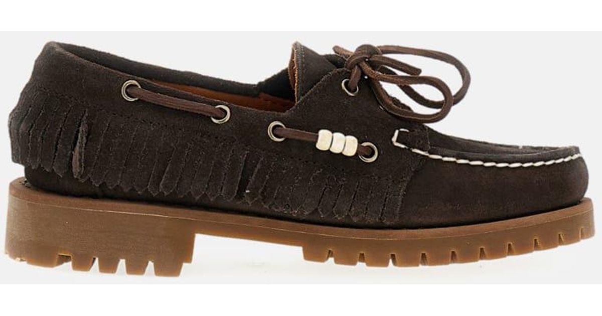 Sebago Ranger Suede Moccasin in White | Lyst UK