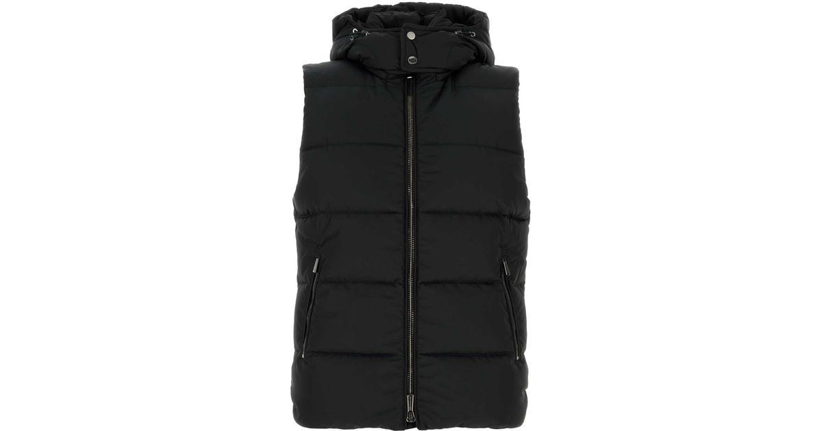 Moorer Nylon Fire Down Jacket in Black for Men | Lyst