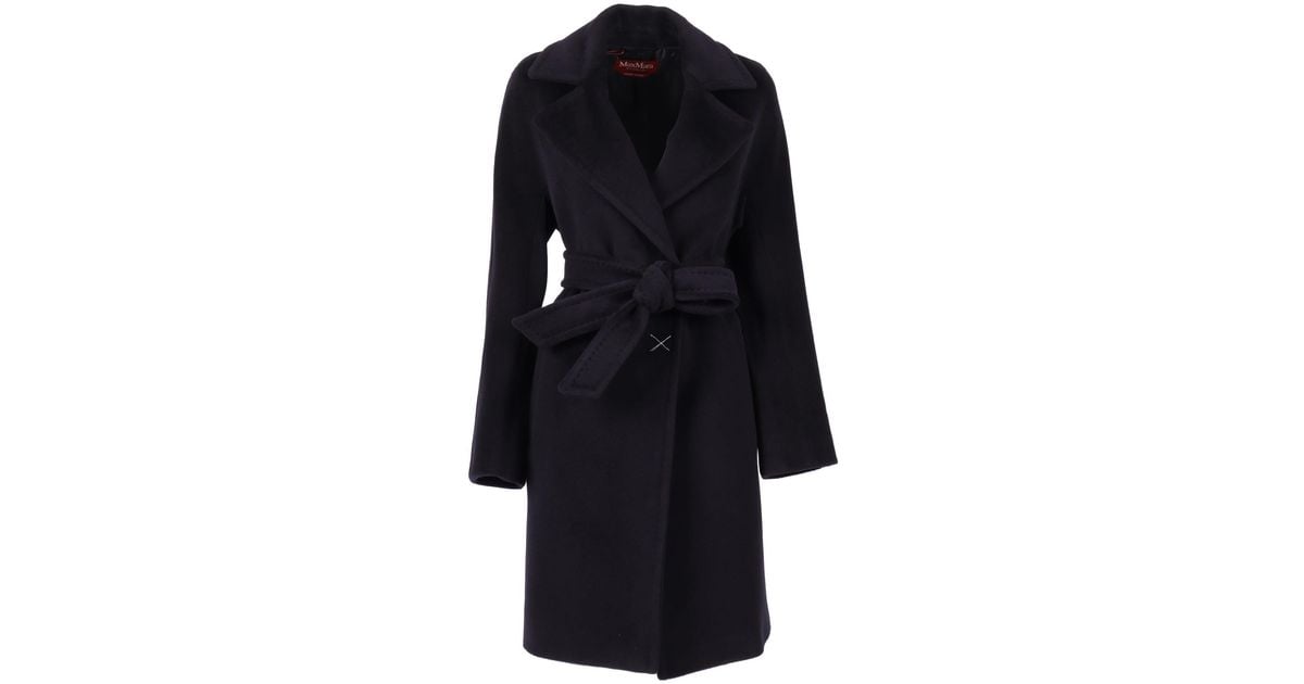 Max Mara Coat in Black | Lyst UK
