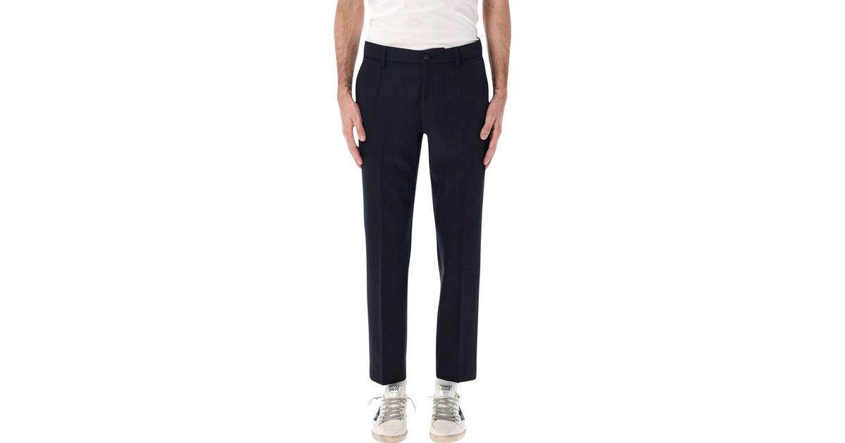 Golden Goose Milano Trousers With Double Coin Pocket in Blue for Men ...