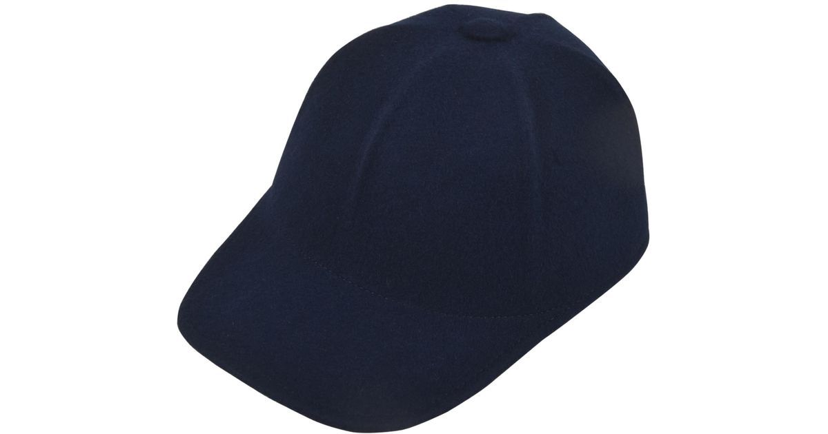 Borsalino Back Log Cap in Blue for Men | Lyst