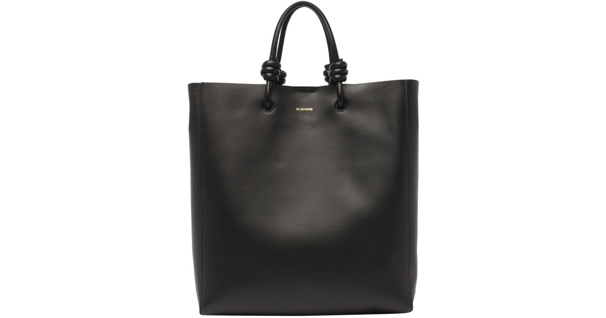 Jil Sander Giro Tote Bag in Black | Lyst