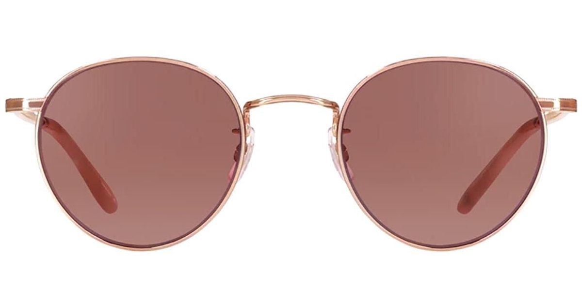 Garrett Leight Wilson M Sun Rose Gold Sunglasses in Metallic | Lyst Garrett Leight Wilson M Sun Rose Gold Sunglasses in Metallic | Lyst
