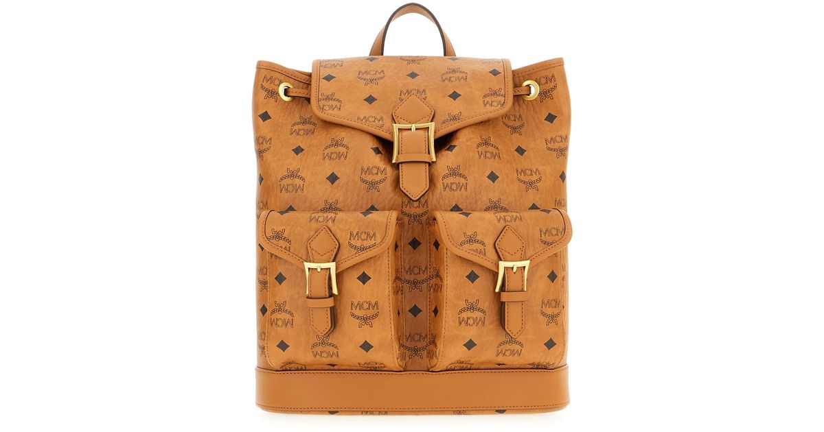 MCM Zaini in Brown | Lyst