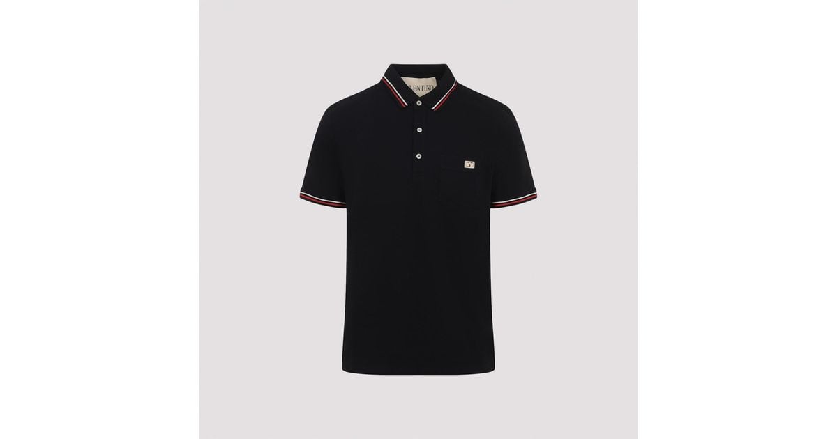 Valentino Polo in Black for Men | Lyst UK