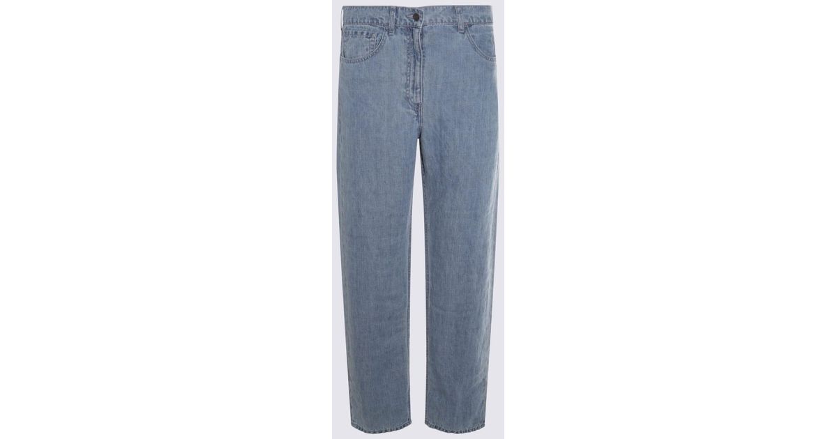 The Row Cotton Tarley Jeans in Blue | Lyst