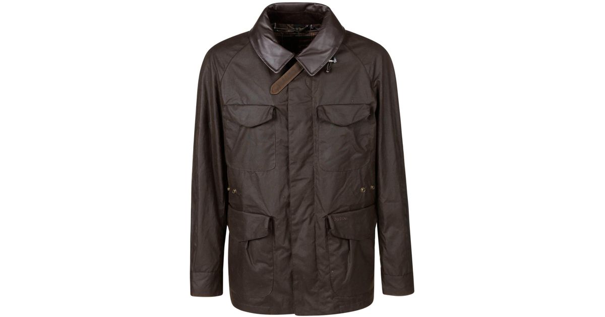 Barbour Horse Riding Wax Jacket in Black for Men | Lyst UK