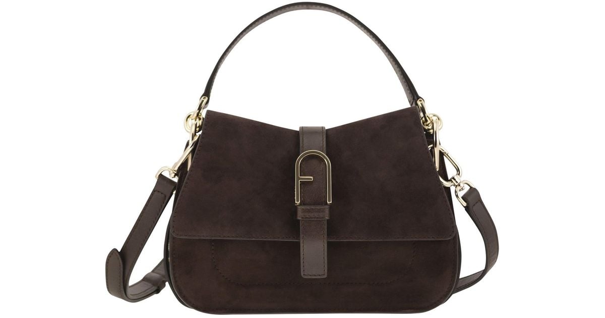 Furla Flow Mini in Brown | Lyst
