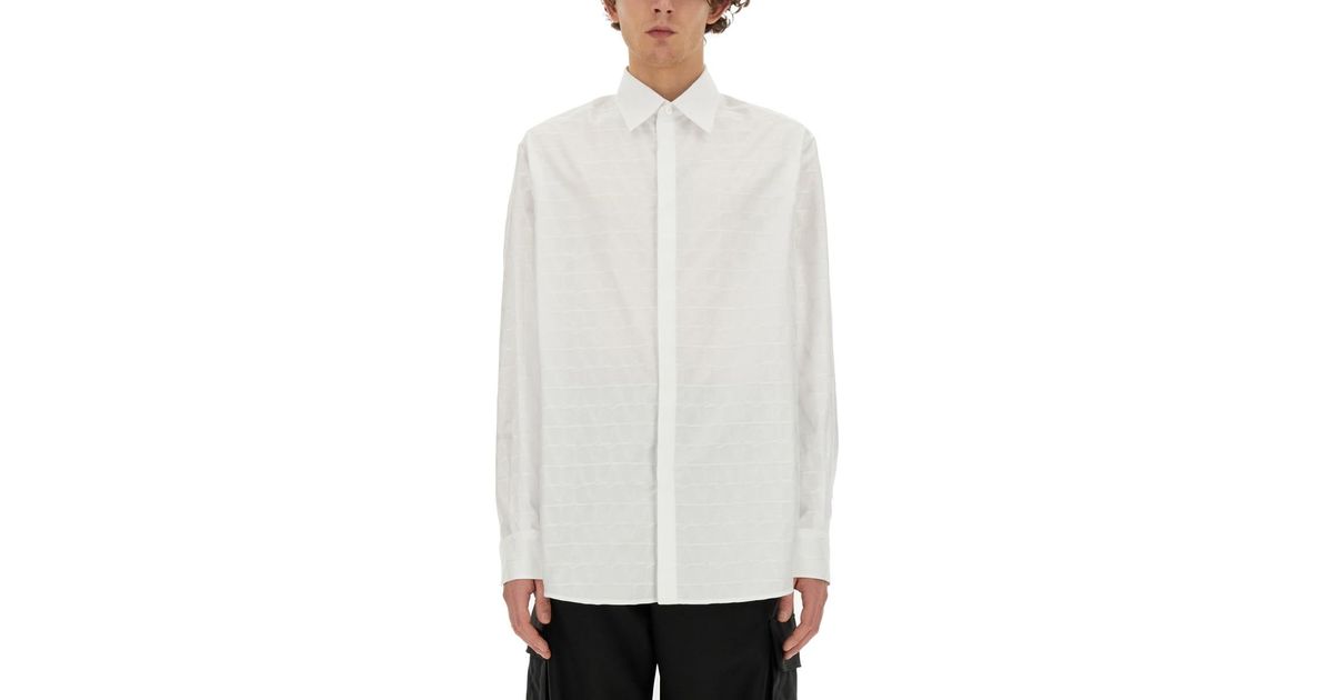Valentino Shirt With Toile Iconographe Pattern in White for Men | Lyst