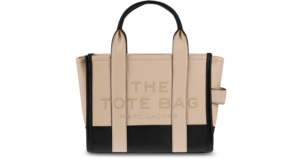 Marc Jacobs The Colorblock Mini Tote in Natural | Lyst UK