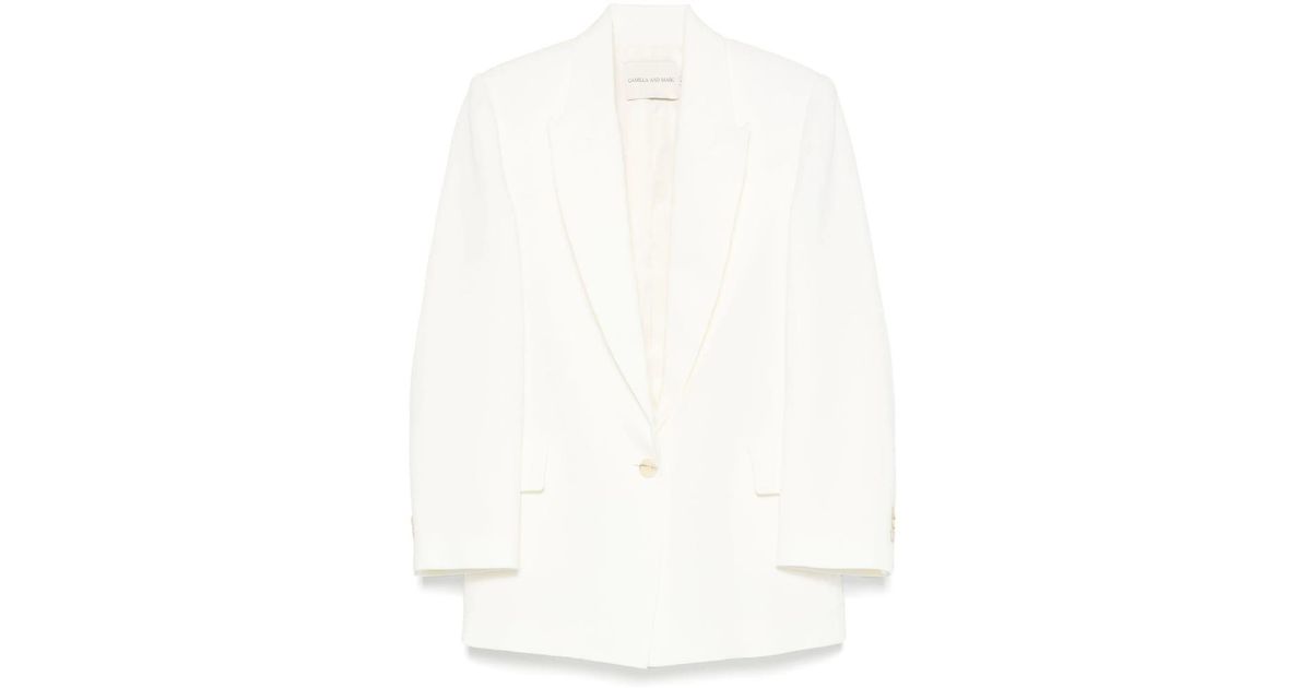 Camilla & Marc Jacket in White | Lyst