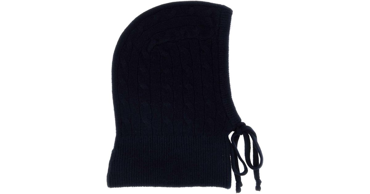 Ralph Lauren Midnight Wool Blend Balaclava in Blue | Lyst
