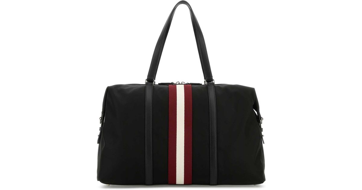 Bally Canvas Travel Bag in Black for Men | Lyst