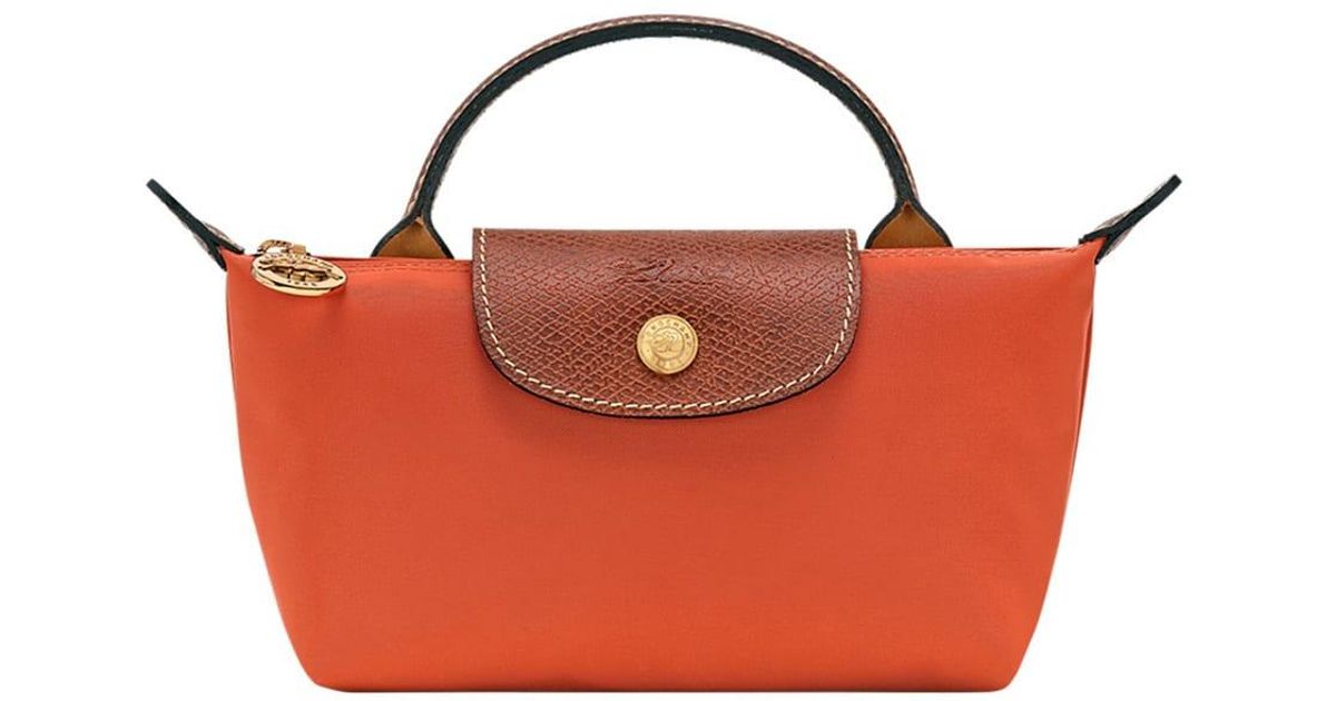 Longchamp 'Le Pliage Original' Handbag With Logo Engraved On The F in ...