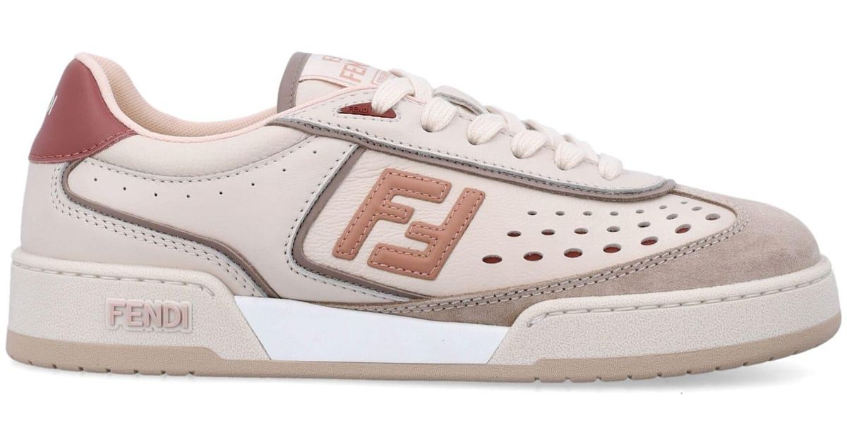 Fendi Match Sneakers in Pink | Lyst