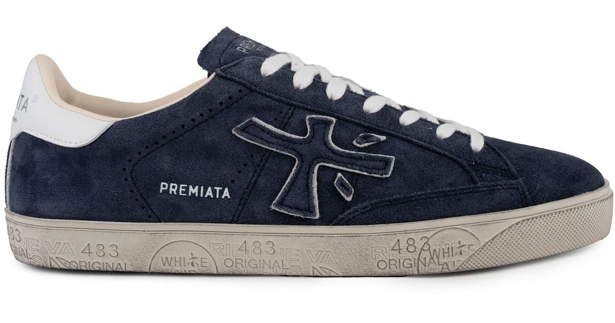 Premiata Steven 6643 Sneakers in Blue for Men | Lyst
