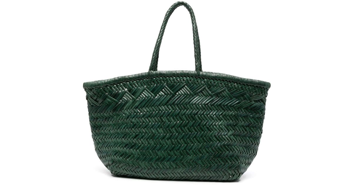 Dragon Diffusion Triple Jump Big Bamboo Forest Leather Bag in Green | Lyst