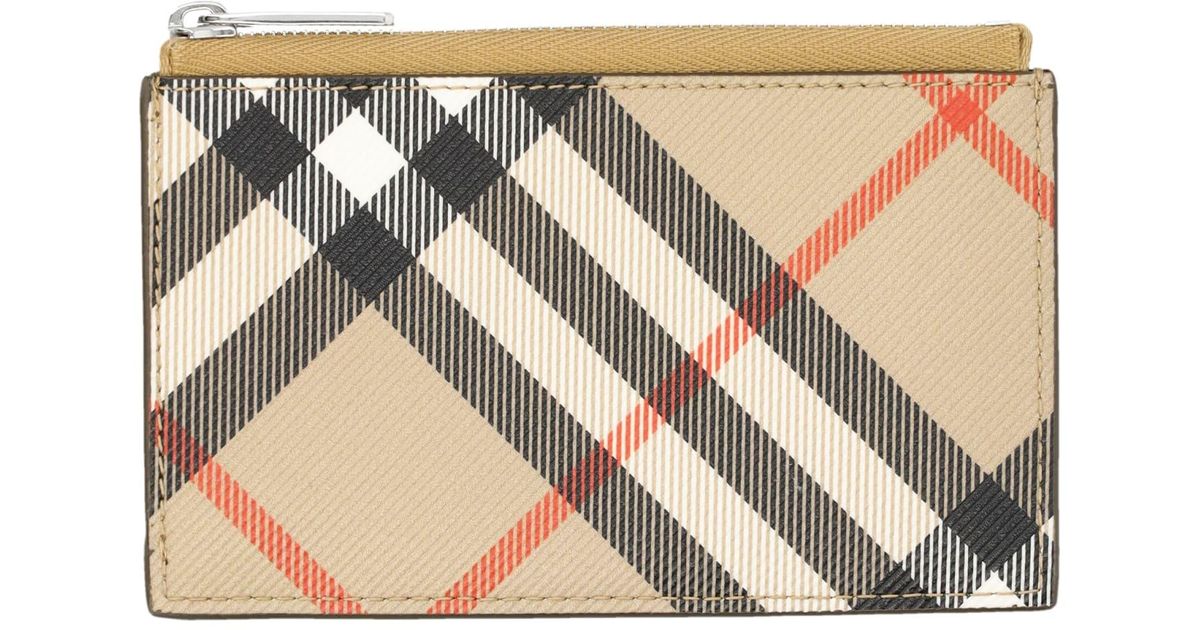 Burberry Alwyn Wallet in Natural for Men | Lyst UK