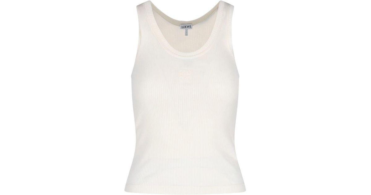 Loewe Top in White | Lyst