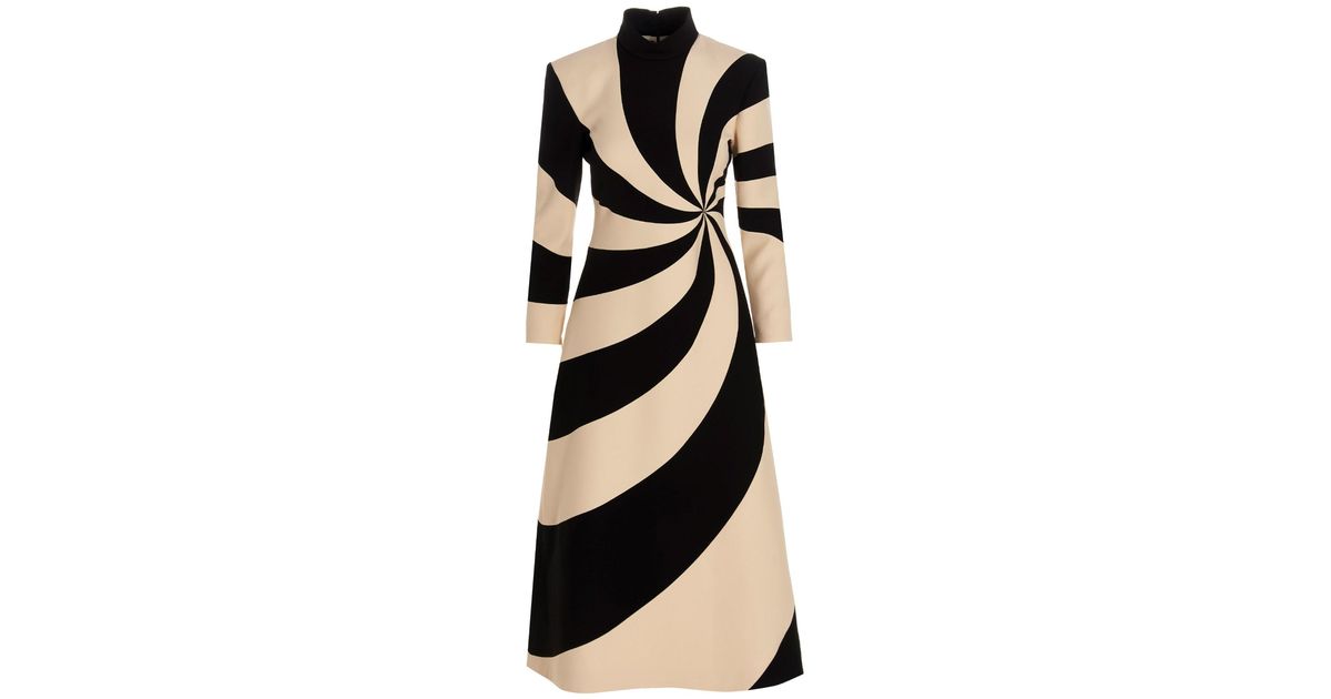 Gucci Geometric Dress in Black | Lyst