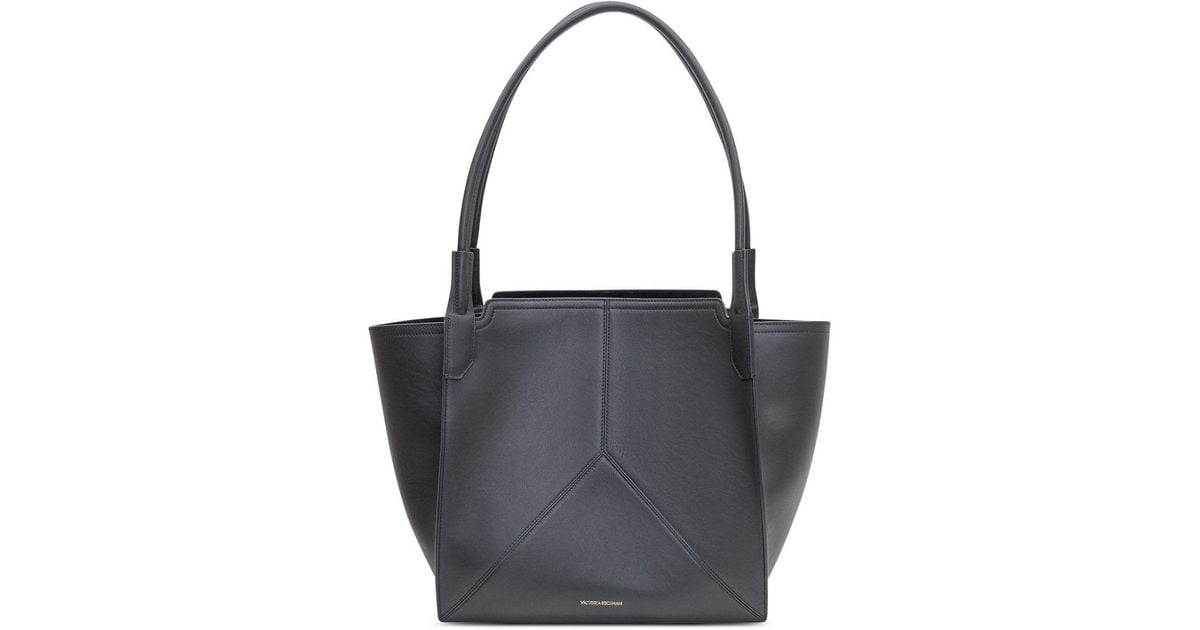 Victoria Beckham Victoria Tote Bag With Leather Inserts in Black | Lyst UK