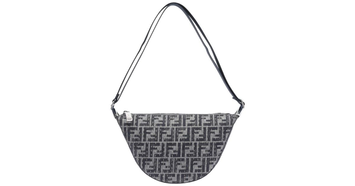 Fendi Small Melon Ff Bag in Metallic for Men | Lyst