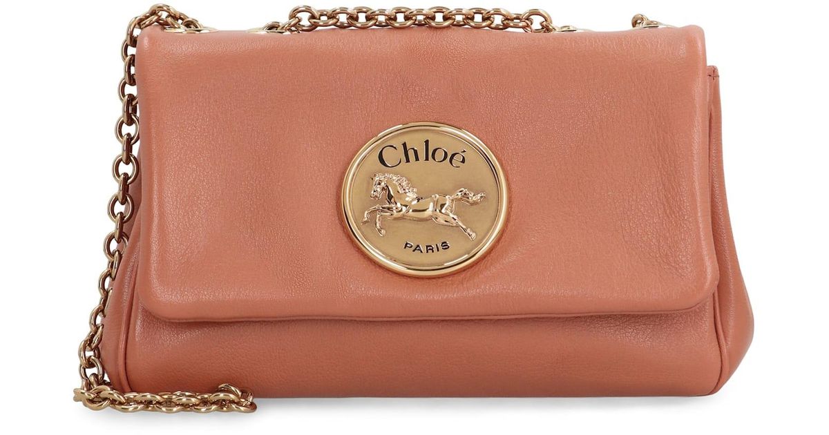 Chloé Heritage Small Shoulder Bag in Brown | Lyst UK