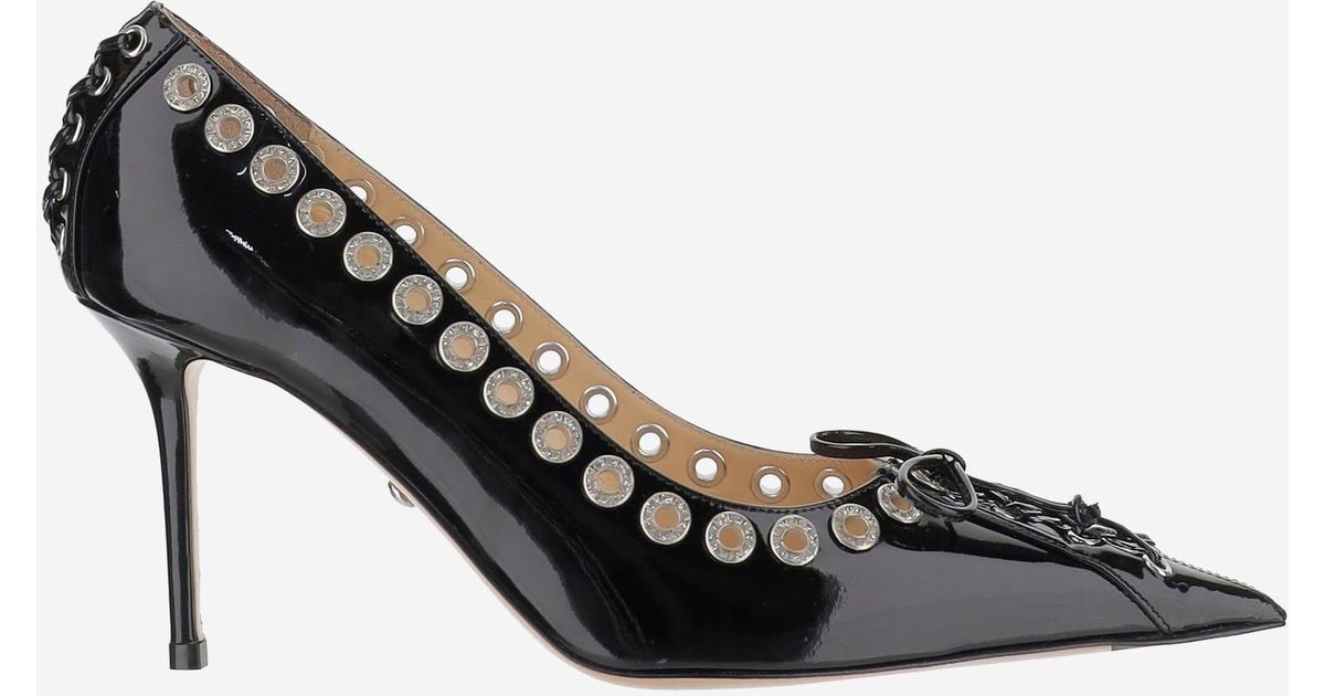 Mach & Mach Corset-Style Pumps in Black | Lyst