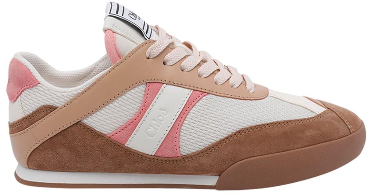 Chloé Chloe Kick Sneakers in Pink | Lyst UK