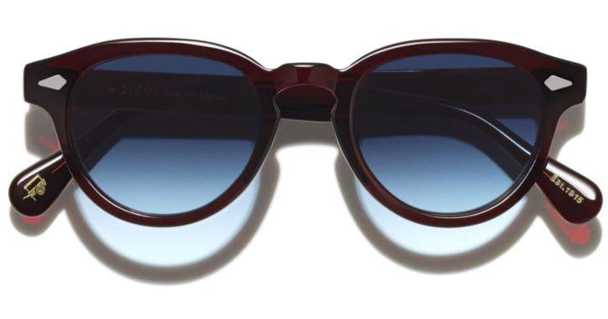 Moscot Maydela Sunburgundy Denim Bl in Blue | Lyst UK