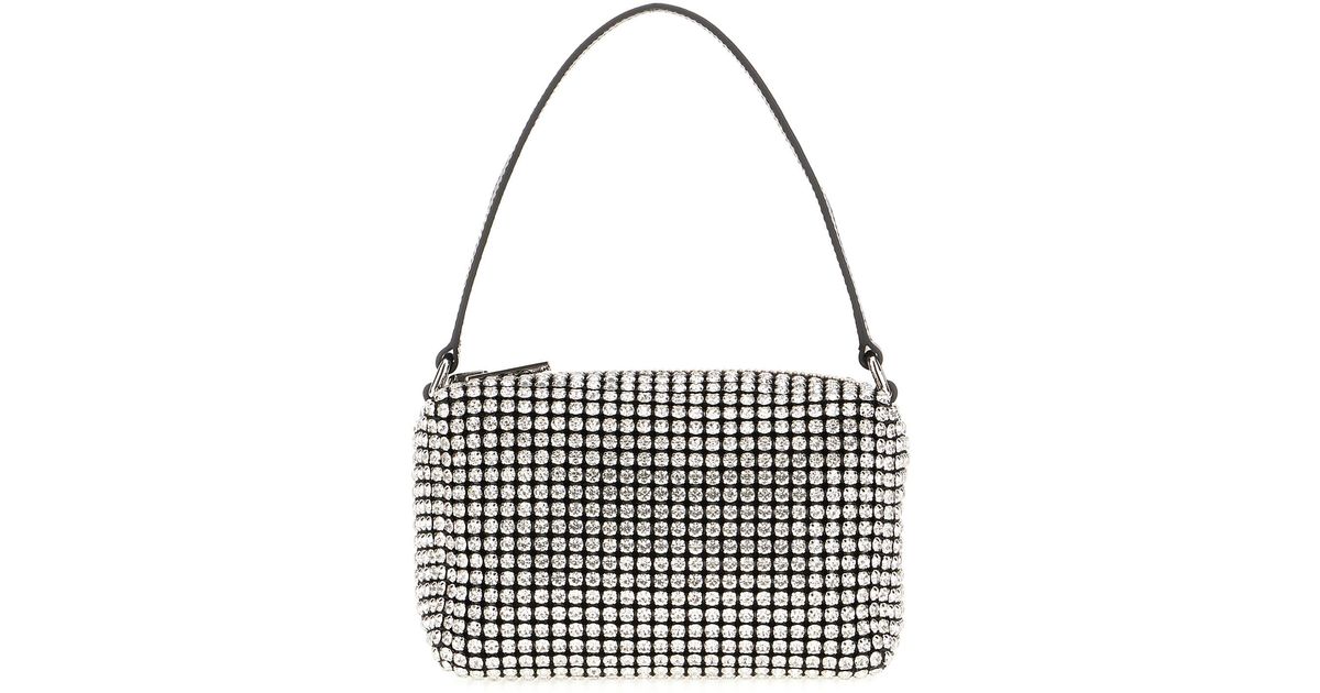 Alexander Wang Embellished Mesh Heiress Handbag in Black | Lyst
