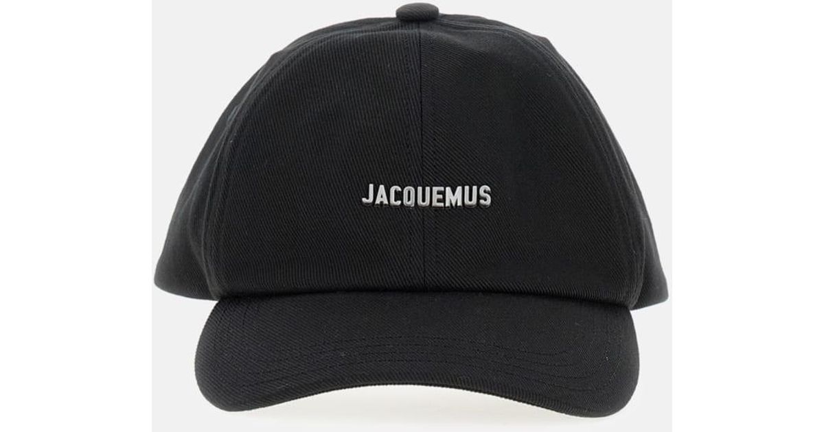 Jacquemus Cap With Logo in Black | Lyst