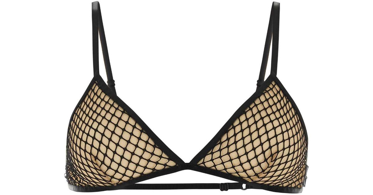 Balenciaga Mesh Bra In Brown Lyst