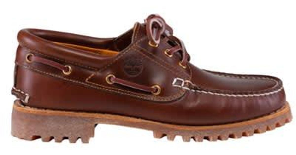 Timberland Loafer Authentics Shoes in Brown for Men | Lyst