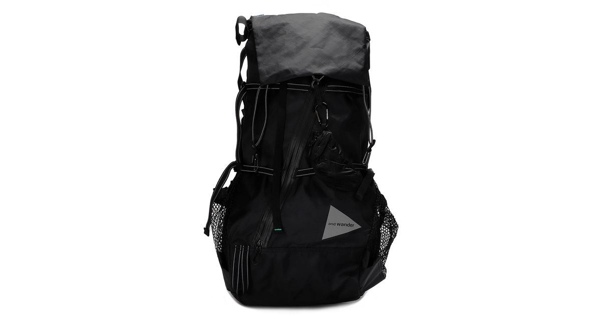 and wander 100 Ecopak 40L Backpack in Black for Men | Lyst