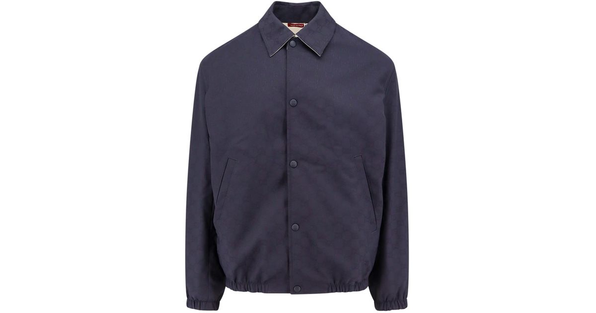 Gucci Jacket in Blue for Men | Lyst