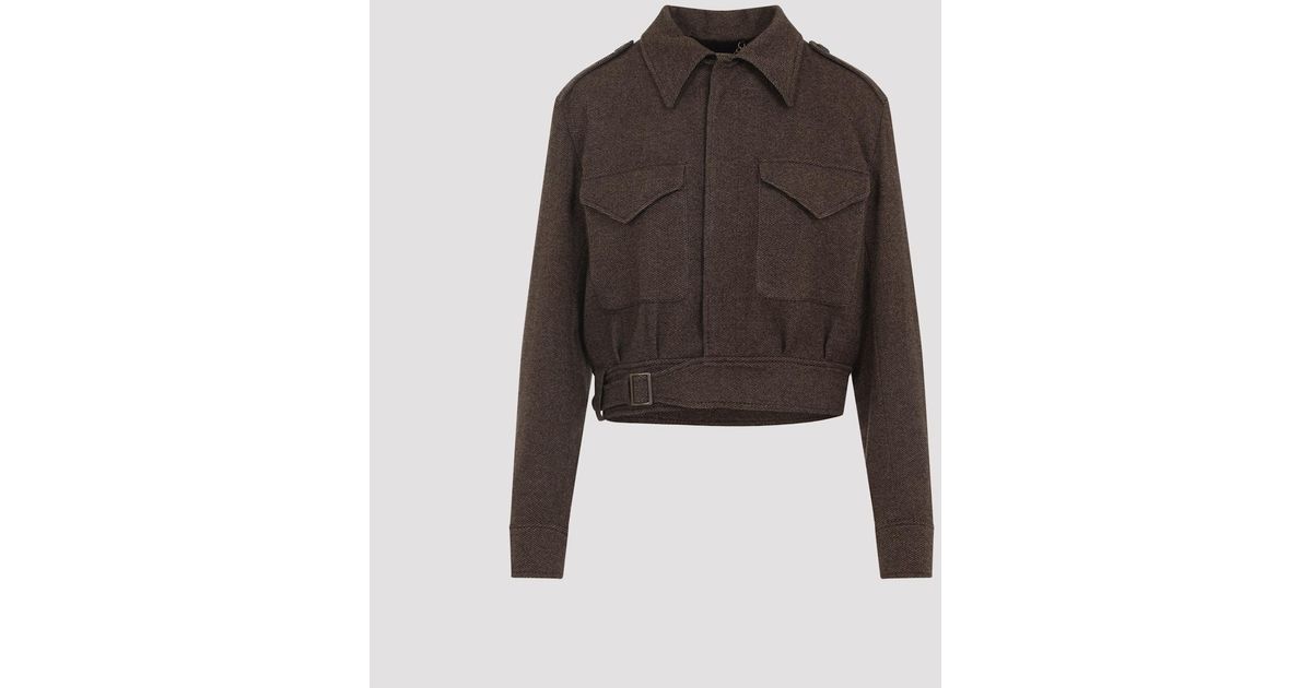 Ralph Lauren Maddison Bomber Jacket in Brown | Lyst UK