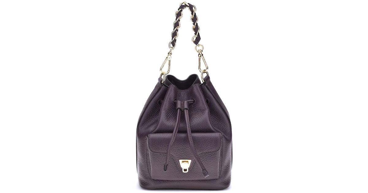 Coccinelle Beat Generation Bucket Bag in Purple | Lyst UK