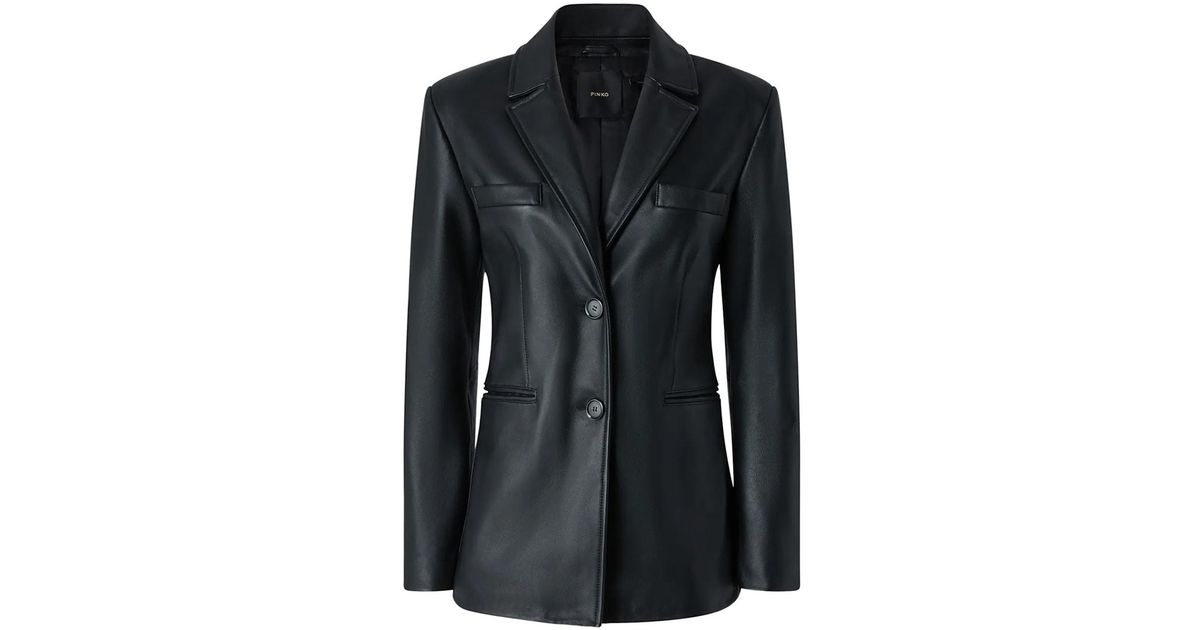 Pinko Gabon Jacket in Black | Lyst