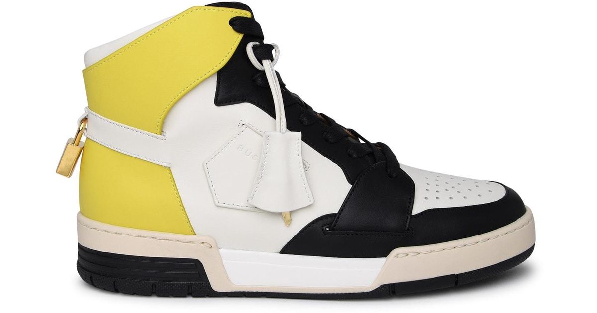 Buscemi Air Jon And Leather Sneakers in Black for Men | Lyst